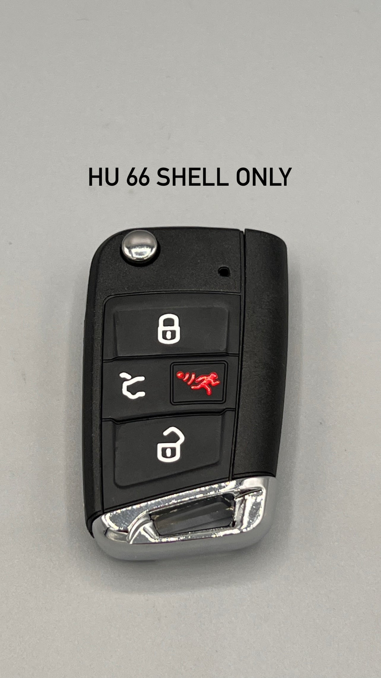 Volkswagen MQB Flip Remote Key Shell with HU66 Blade